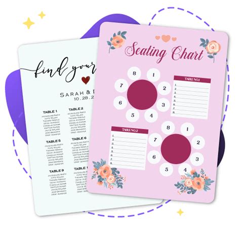 Free Online Seating Chart Maker Creative Fabrica