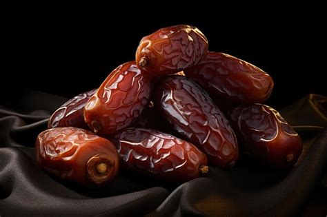 Premium Ai Image Pile Of Dates On Table