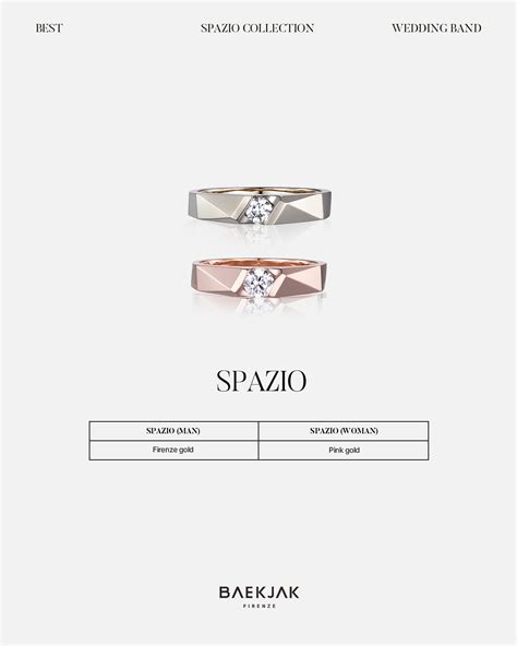 백작피렌체 이탈리아 피렌체 감성 웨딩주얼리 백작바이피렌체 𝐒𝐩𝐚𝐳𝐢𝐨 𝐜𝐨𝐥𝐥𝐞𝐜𝐭𝐢𝐨𝐧 기하학적 라인과 균형 잡힌 구조가 특징인 스파지오는 직선과 면이 이루는