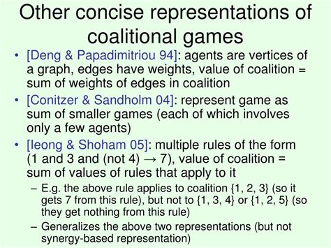 Ppt Cooperativecoalitional Game Theory Powerpoint Presentation Free