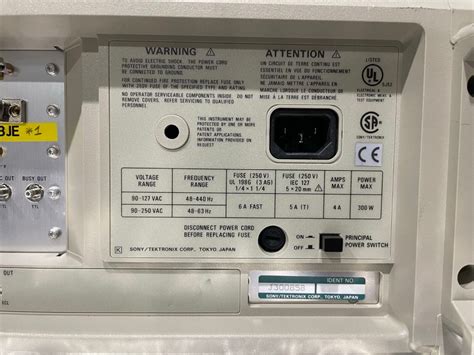 Sony Tektronix Awg2041 Arbitary Waveform Generator Novus Ferro Pte Ltd