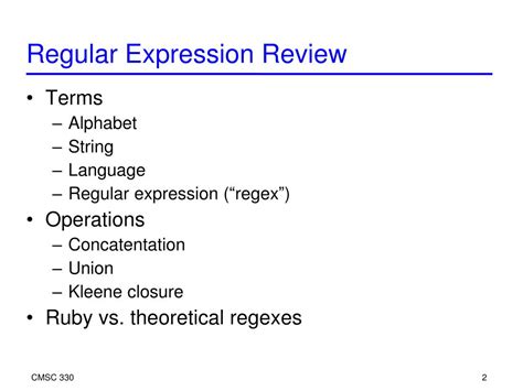 Ppt Cmsc 330 Organization Of Programming Languages Powerpoint