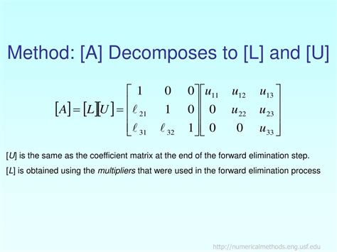 Ppt Lu Decomposition Powerpoint Presentation Free Download Id6823268