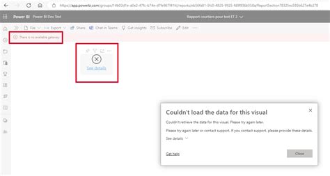 Solved Couldnt Load The Data For This Visual Error Microsoft