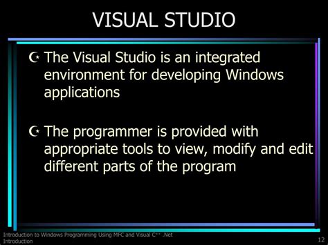 Ppt Windows Programming Using Mfc And Visual C Net Powerpoint Presentation Id576785