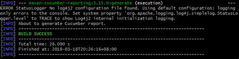 Java Maven Error Statuslogger No Log4j2 Configuration File Found