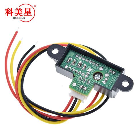 2y0a21 gp2y0a21yk0f 红外测距传感器 gp2d12距离检测10 80cm带线 阿里巴巴