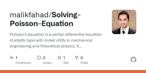 Github Malikfahadsolving Poisson Equation Poissons Equation Is A Partial Differential