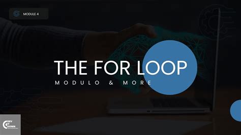 Python Programming For Beginners Module 4 The For Loop Pt 1 Youtube