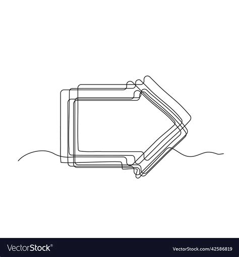 Cartoon Arrow Game Interface Element Cursor Vector Image