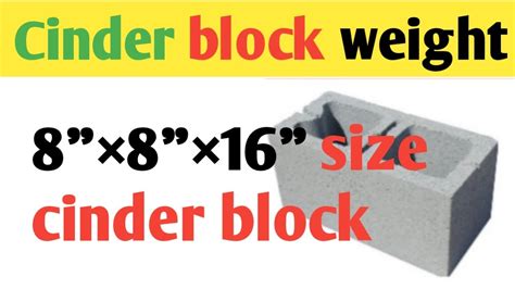 Cinder Block Weight Cinder Block Dimensions How Much Does Cinder