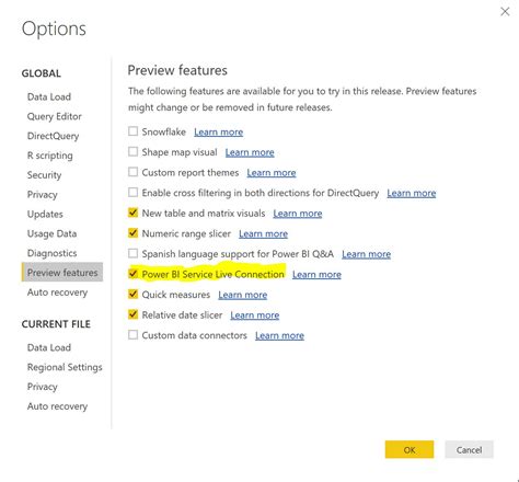 connecting to power bi datasets with power bi service live connection