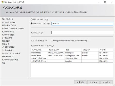 ばぐぶろぐ 【sql Server】開発用dbインスタンス作成andインポート