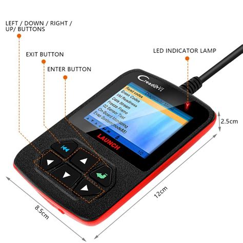 Original Launch Creader VI Creader 6 OBDII EOBD Code Reader