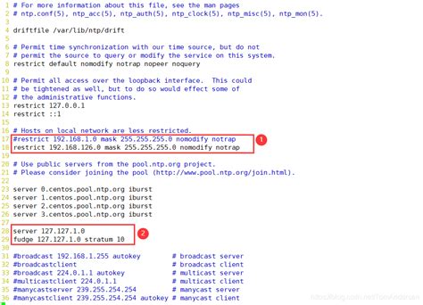 Linux使用ntp工具实现集群主机间时间同步 Csdn博客