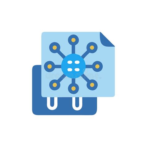Icon Of Deep Learning For Neural Networks Stock Illustration
