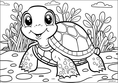 Adult Coloring Pages Turtle Zentangle Doodle Coloring Pages