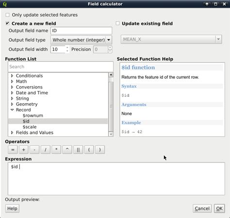 Primary Key Field Hidden On Attribute Table Added To Qgis Geographic Information Systems Stack