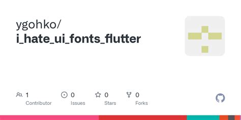 Github Ygohkoihateuifontsflutter