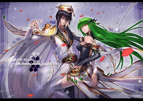 Black Hair Cape Cc Code Geass Green Hair Hat Lelouch