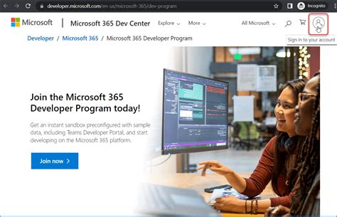 Microsoft 365 Developer Program Join Free