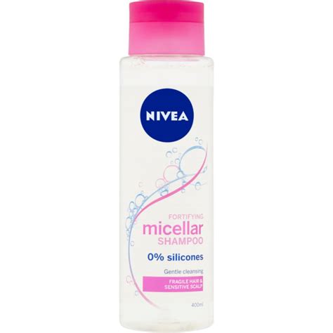 Nivea Micellar Shampoo Fortifying Micellar Shampoo For Fragile Hair And Sensitive Scalp
