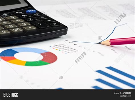 Financial Chart Image Photo Free Trial Bigstock