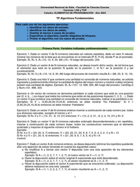 Tp Algoritmos Fundamentales 2024 05 20t080022 764 Pdf Documento De Identidad Algoritmos