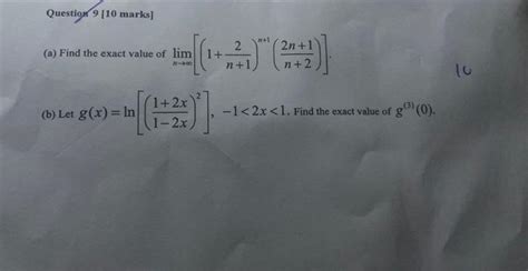 Solved A Find The Exact Value Of Chegg Com