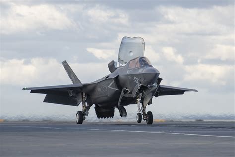An F 35b Lightning Ii Short Takeoff Vertical Landing Stovl Variant