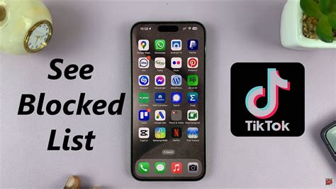 How To See Blocked List On Tiktok Youtube