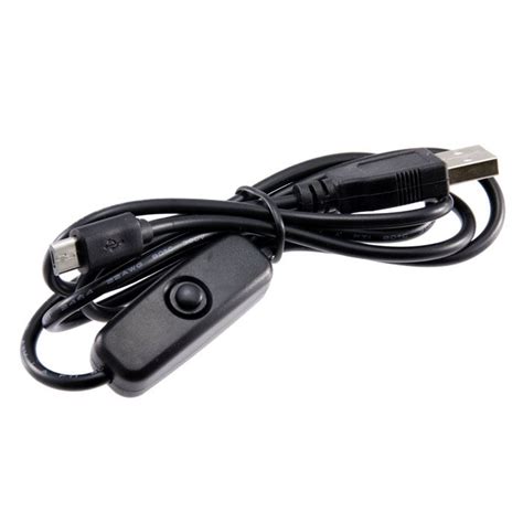 Raspberry Pi USB Power Cable With Switch Power Only Pi B B