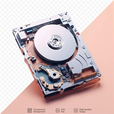 Premium Psd A Computer Hard Disk With Magnetic Material And Carbon Outer Shell Is Photographed Premium Psd A Computer Hard Disk With Magnetic Material And Carbon Outer Shell Is Photographed