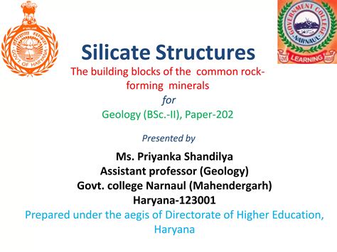 Silicate Structures Pdf