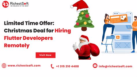 Limited Time Offer Christmas Deal For Hiring Flutter Developers Remotely By Arianna Kim Dec
