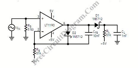 Peak Detector Electronic Circuit Diagram
