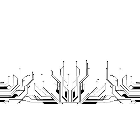 Minimalist Circuit Board Illustration Tech Background 66392434 Vector Art At Vecteezy