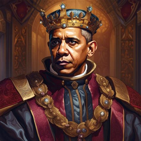King Obama Ai Generated Artwork Nightcafe Creator