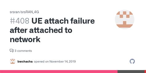 Ue Attach Failure After Attached To Network · Issue 408 · Srsran