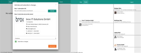Screenshots Of The Master Data Management User Interface Left Any Download Scientific