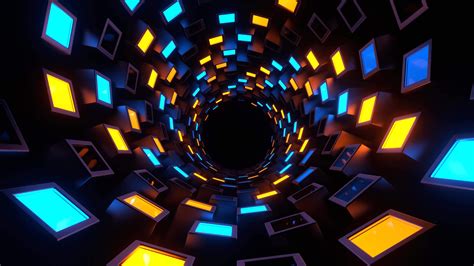 Orange And Blue Slowed Rotation Strobe Tunnel Background Vj Loop In 4k 48016679 Stock Video At