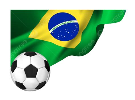 브라질 국기가 달린 축구공 초록 축구 풋볼 Png 일러스트 및 벡터 에 대한 무료 다운로드 Pngtree