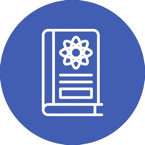 Premium Vector Chemistry Book Vector Icon Illustration Of Chemistry Iconset