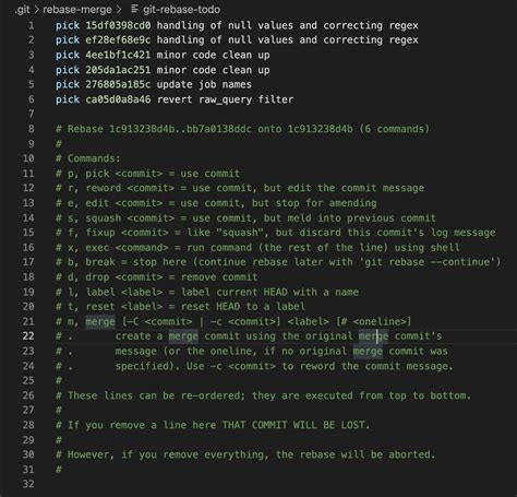 Git Rebase I Head~n Returns More Than N Commits Stack Overflow