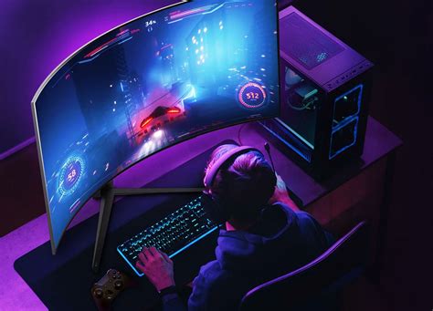 Lg Ultragear Gr Qe B Curved Oled Gaming Monitor Im Test Der