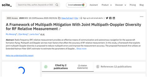 A Framework Of Multipath Mitigation With Joint Multipath Doppler