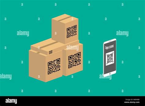 Isometric Flat Vector Concept Of Qr Code Barcode Scanning Verification App Stock Vector Image