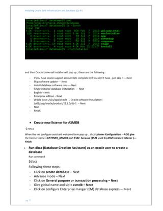 Installing Oracle Grid Infrastructure And Database C R PDF