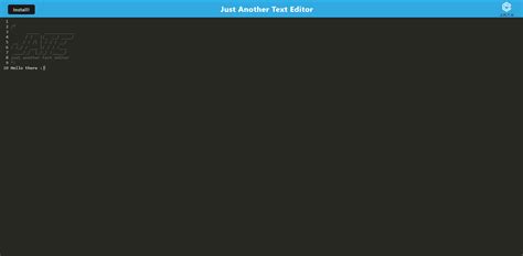 Github Staygold93pwa Texteditor Progressive Web App Text Editor