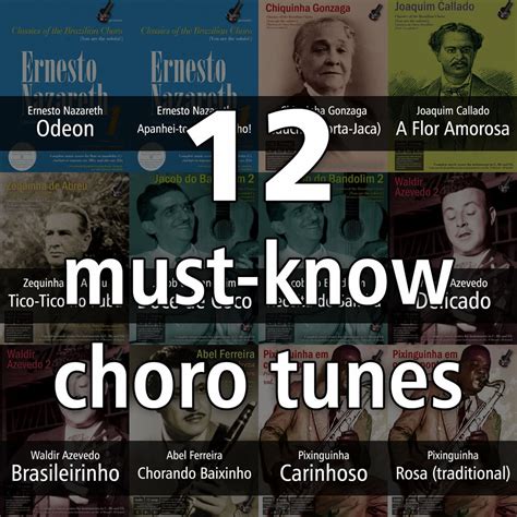 Bundle With 12 Must Know Choro Tunes Subset Of 25 Choros Choro Playbacks